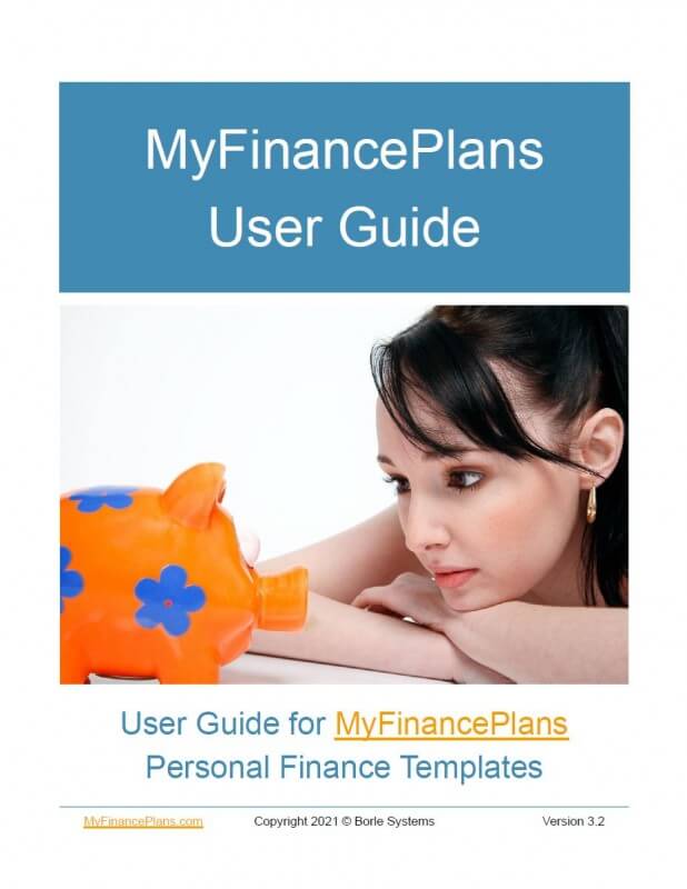 Personal Financial Plan Spreadsheet Template - Lite Edition